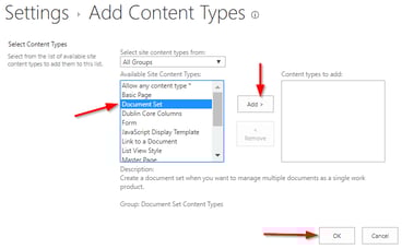 SharePoint: Modern Document Sets