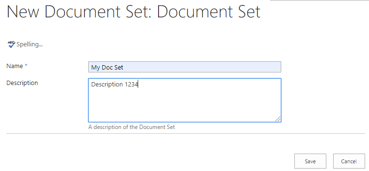 SharePoint: Modern Document Sets